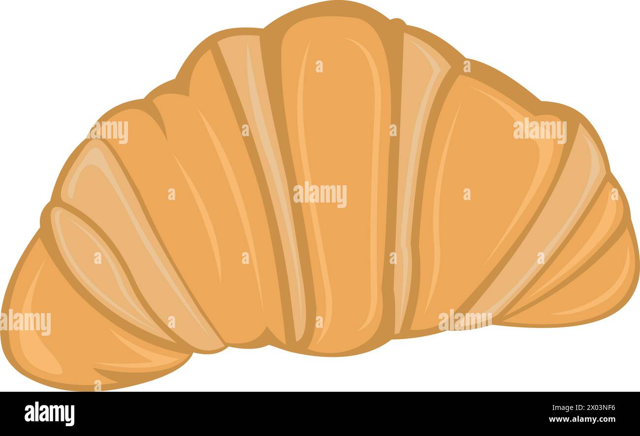 vector illustration croissant food Stock Vector Image & Art - Alamy