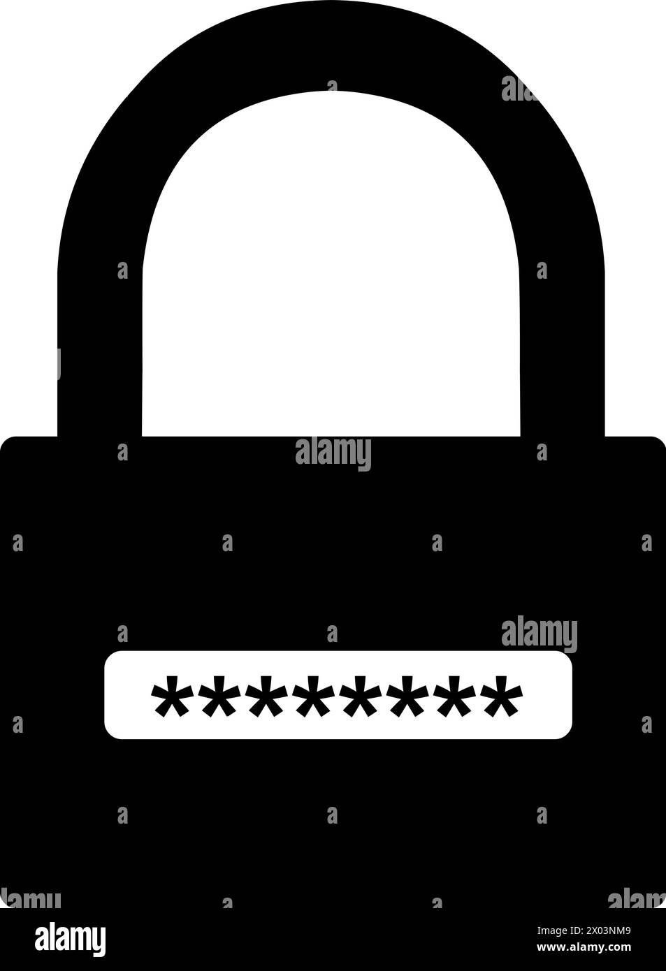 Vector Icon Padlock Password Stock Vector Image And Art Alamy