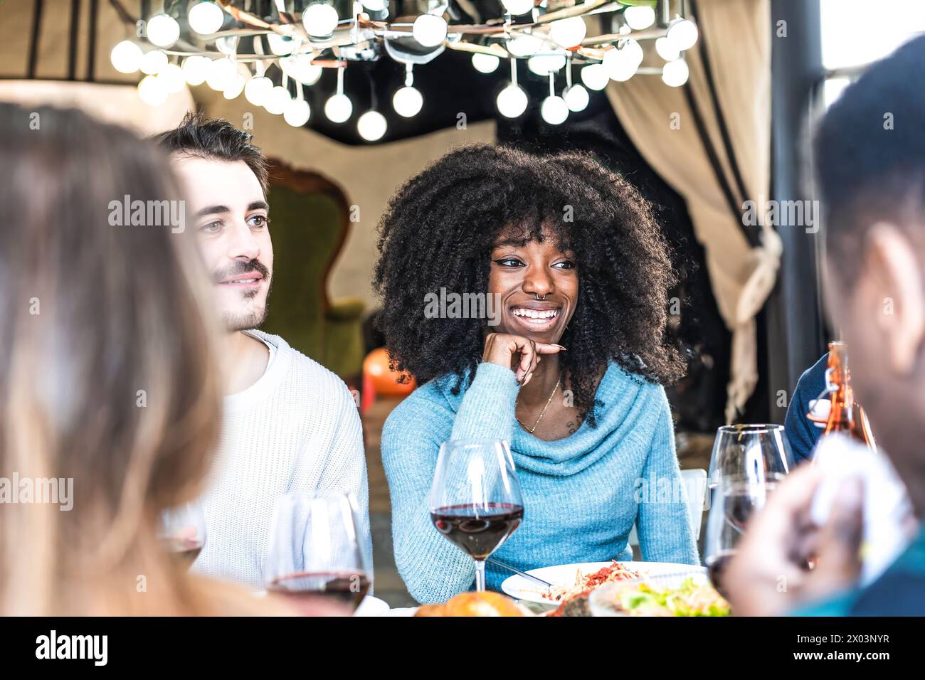 Sharing joy hi-res stock photography and images - Alamy