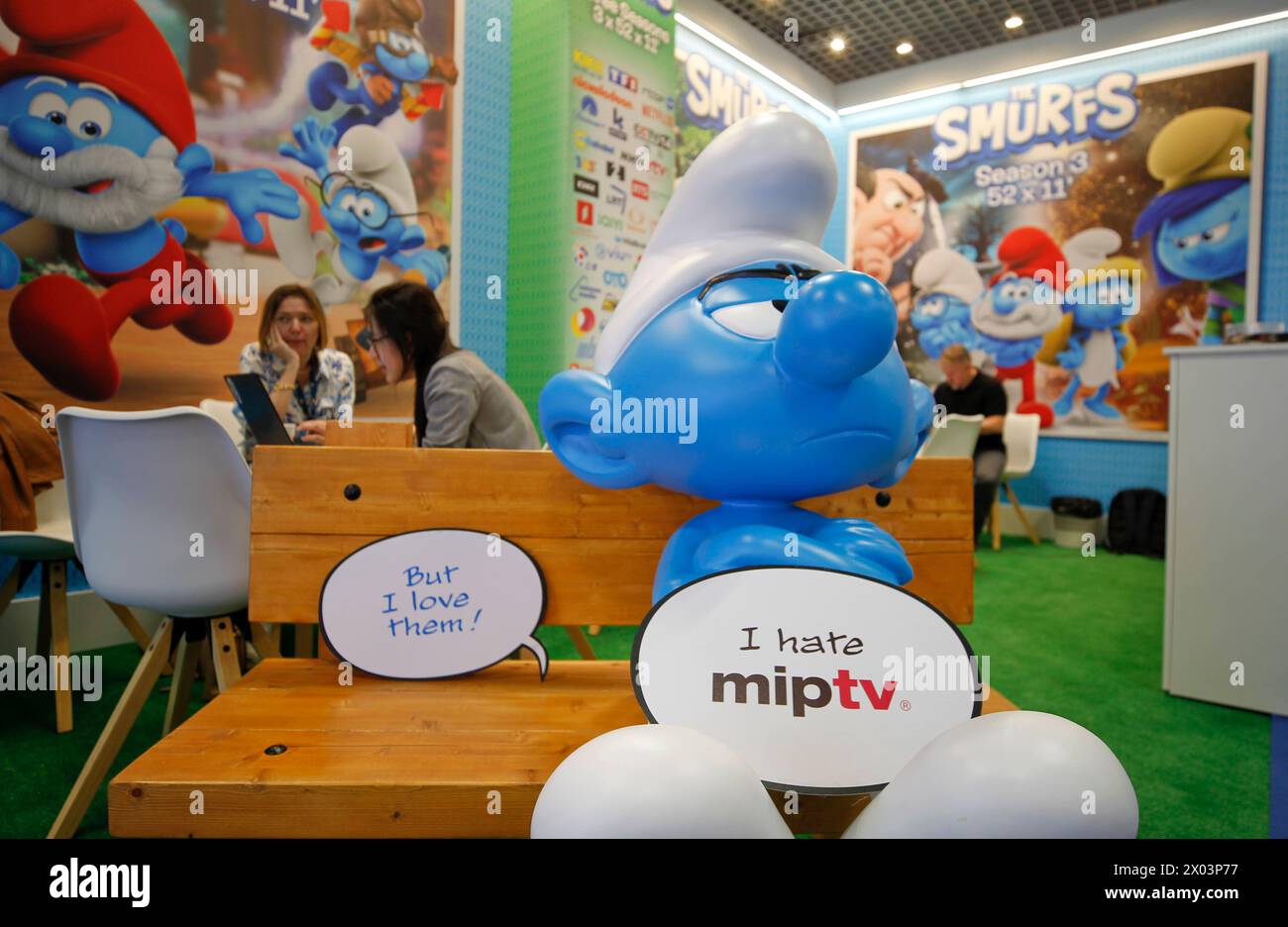Cannes, France - April 10, 2024: MIPTV, The 61st Spring International ...