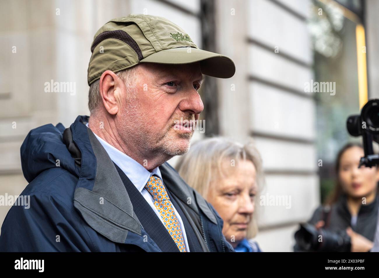 London, UK. 9 April 2024. Alan Bates, former subpostmaster and founder ...
