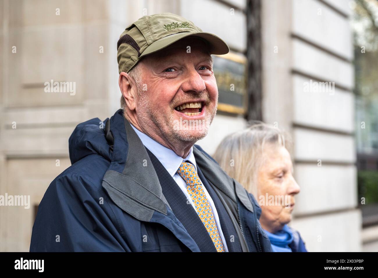 London, UK. 9 April 2024. Alan Bates, former subpostmaster and founder ...