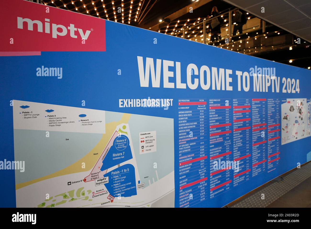 Cannes, France - April 10, 2024: MIPTV, The 61st Spring International ...