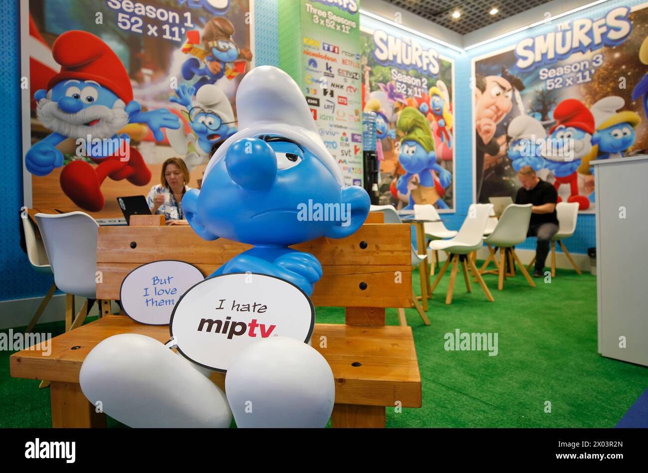 Cannes, France - April 10, 2024: MIPTV, The 61st Spring International ...