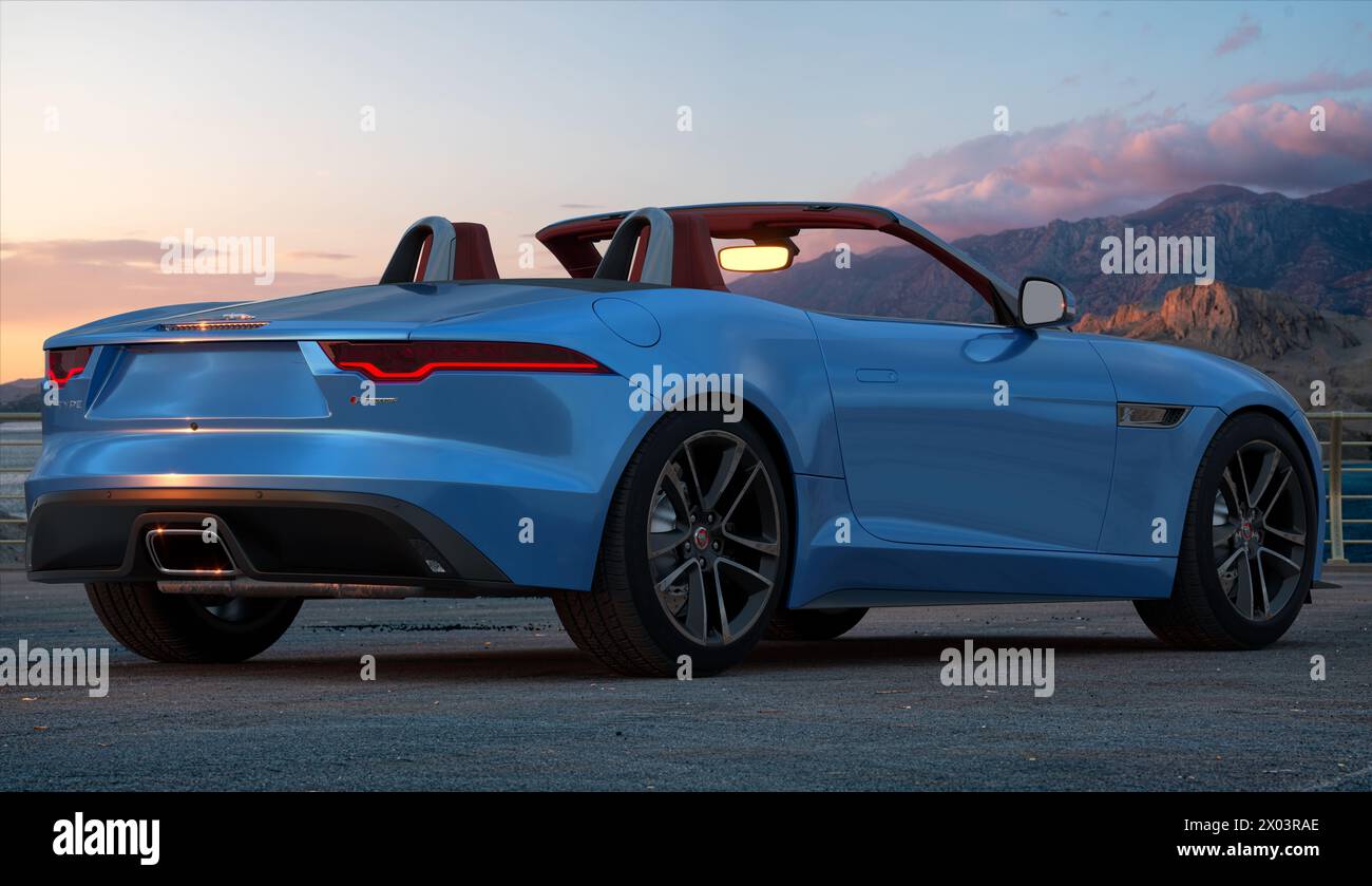 Jaguar F-Type R Dynamic Convertible Stock Photo - Alamy