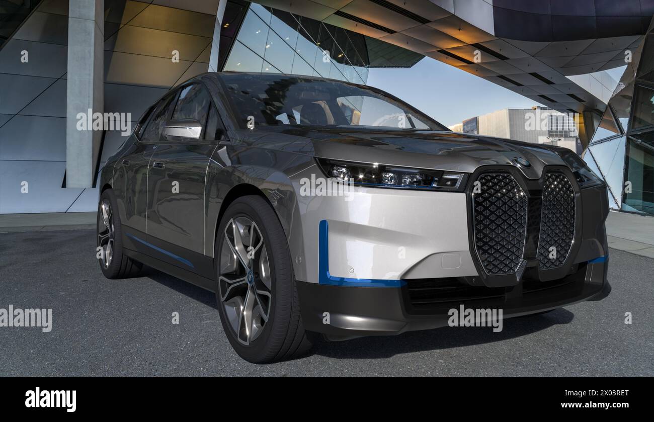 BMW iX- a premium electric SUV Stock Photo - Alamy