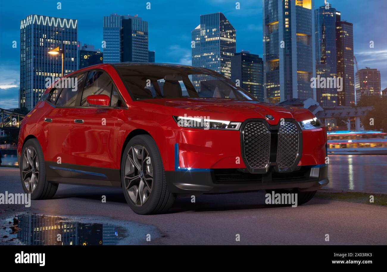 BMW iX- a premium electric SUV Stock Photo - Alamy
