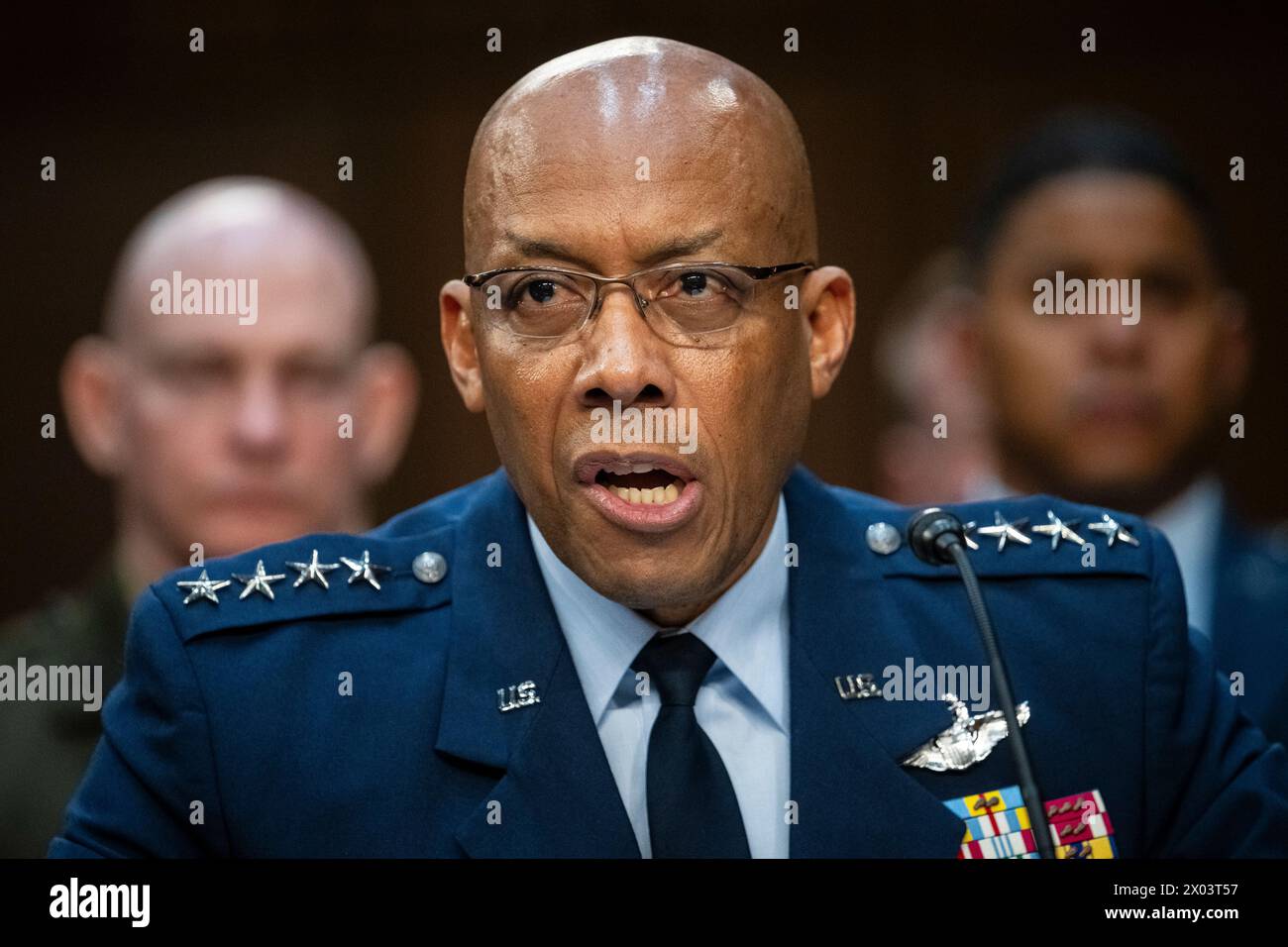 Chairman of the Joint Chiefs of Staff General Charles Brown Jr ...