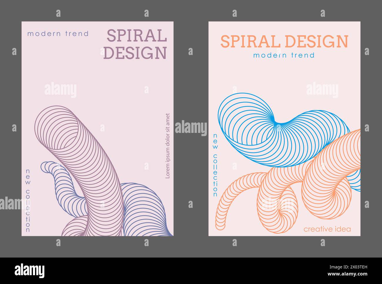 The dynamic shape of the parallel lines creates the illusion of volume ...