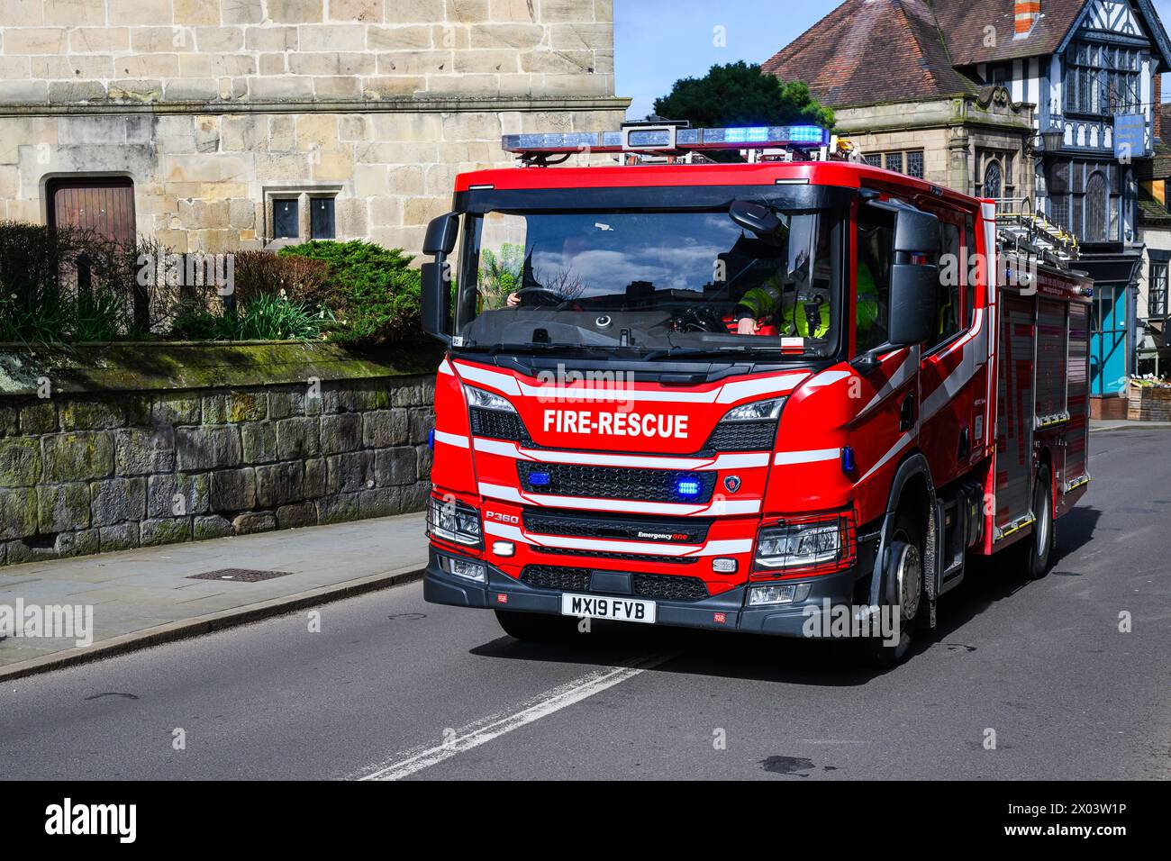 Scania fire engine hi-res stock photography and images - Alamy