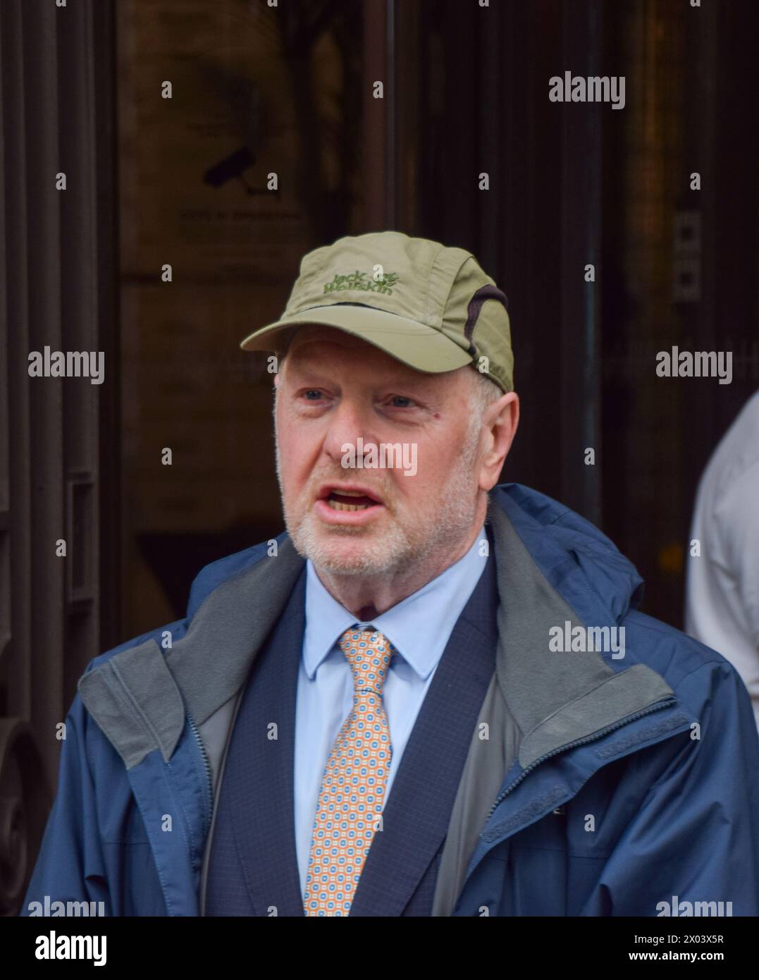 London, UK. 9th April 2024. Former subpostmaster Alan Bates leaves ...