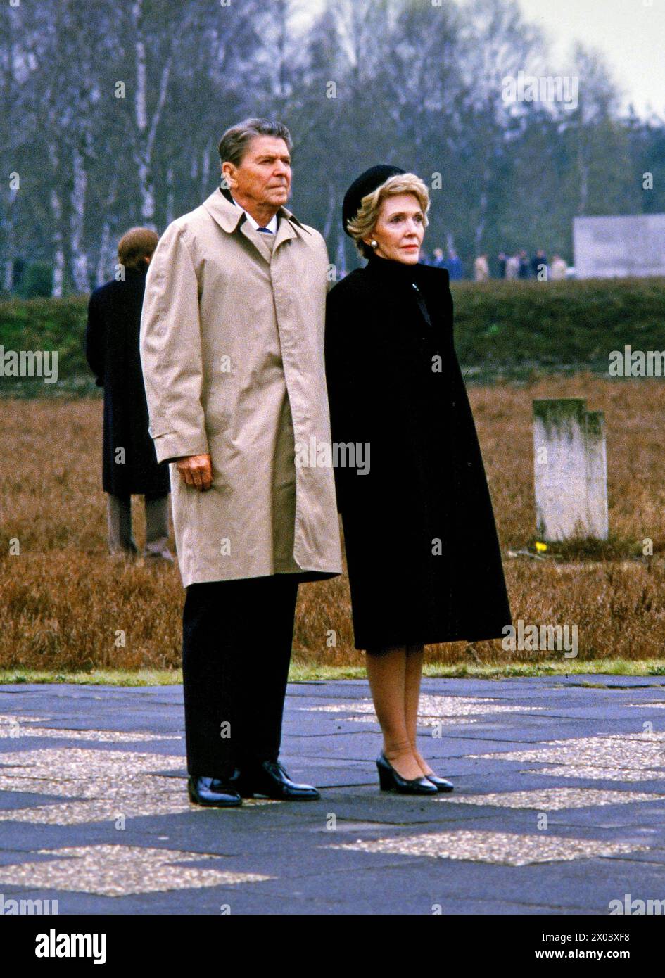 Ronald Reagan und Nancy Reagan in Bergen Belsen Archiv Foto Ronald ...