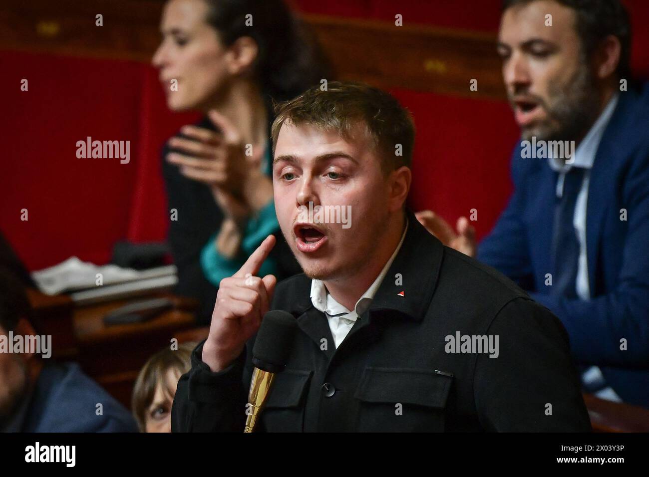 French MP and member of “La France insoumise” leftist party and the ...