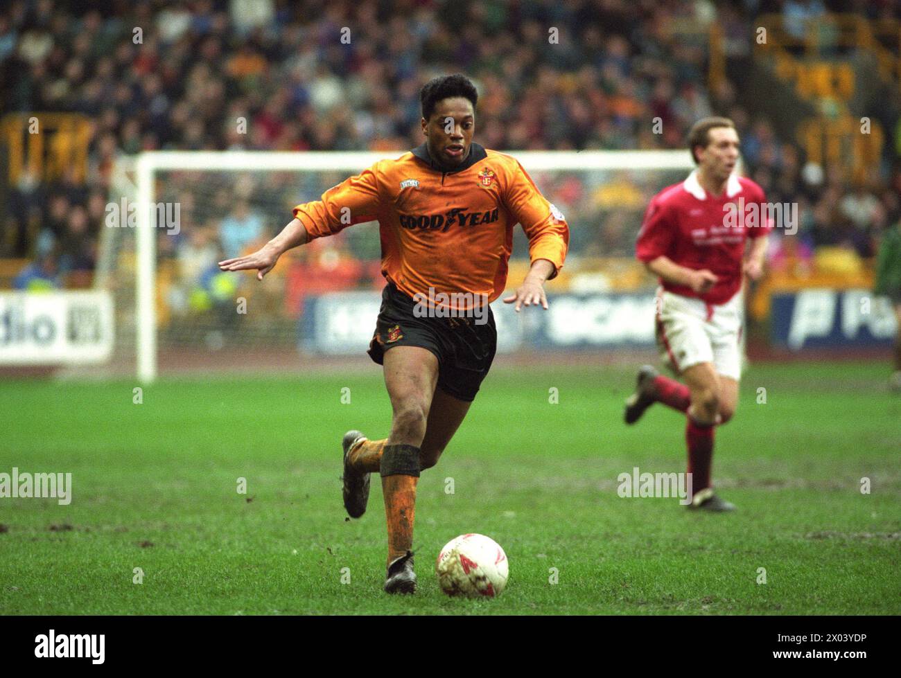 Wolverhampton Wanderers v Bristol City at Molineux 11/2/95 2-0 Mark ...