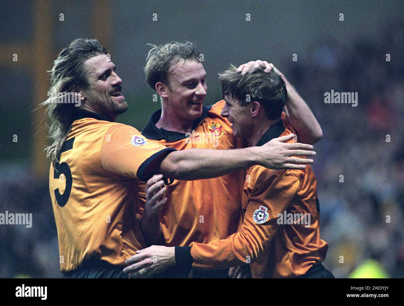 Wolverhampton Wanderers v Stoke City at Molineux 14/1/95 2-0 John de ...