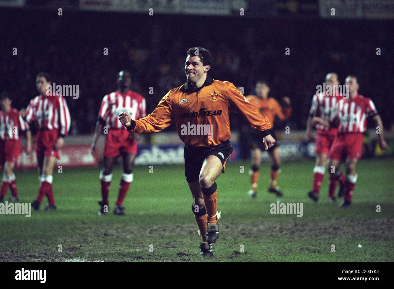 Wolverhampton Wanderers v Sunderland at Molineux 8/3/95 1-0 Andy ...