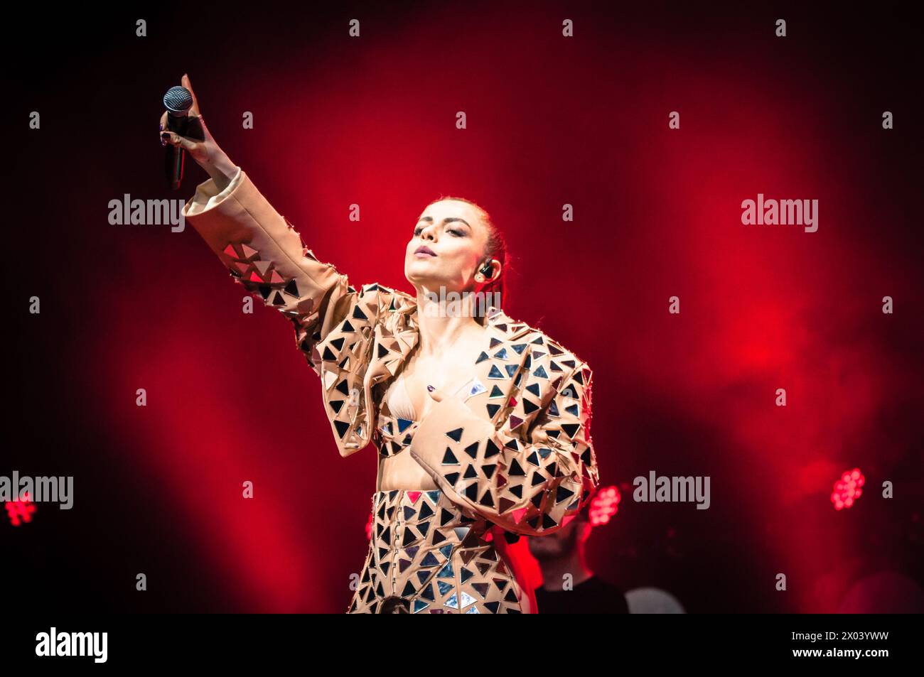 Torino, Italia. 2023. the Italian singer Annalisa performed live on the ...