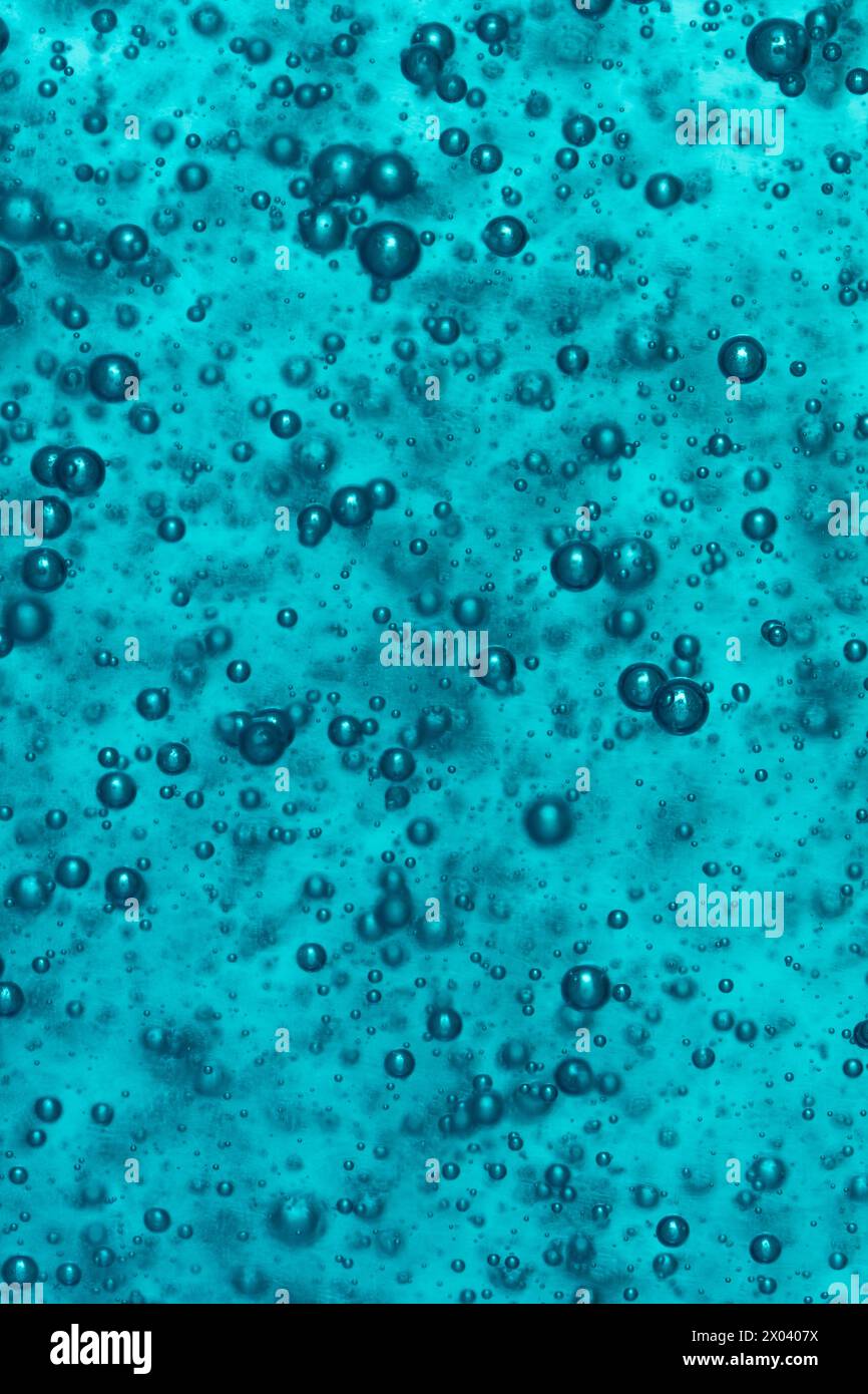 Abstract blue background with bubbles Stock Photo - Alamy