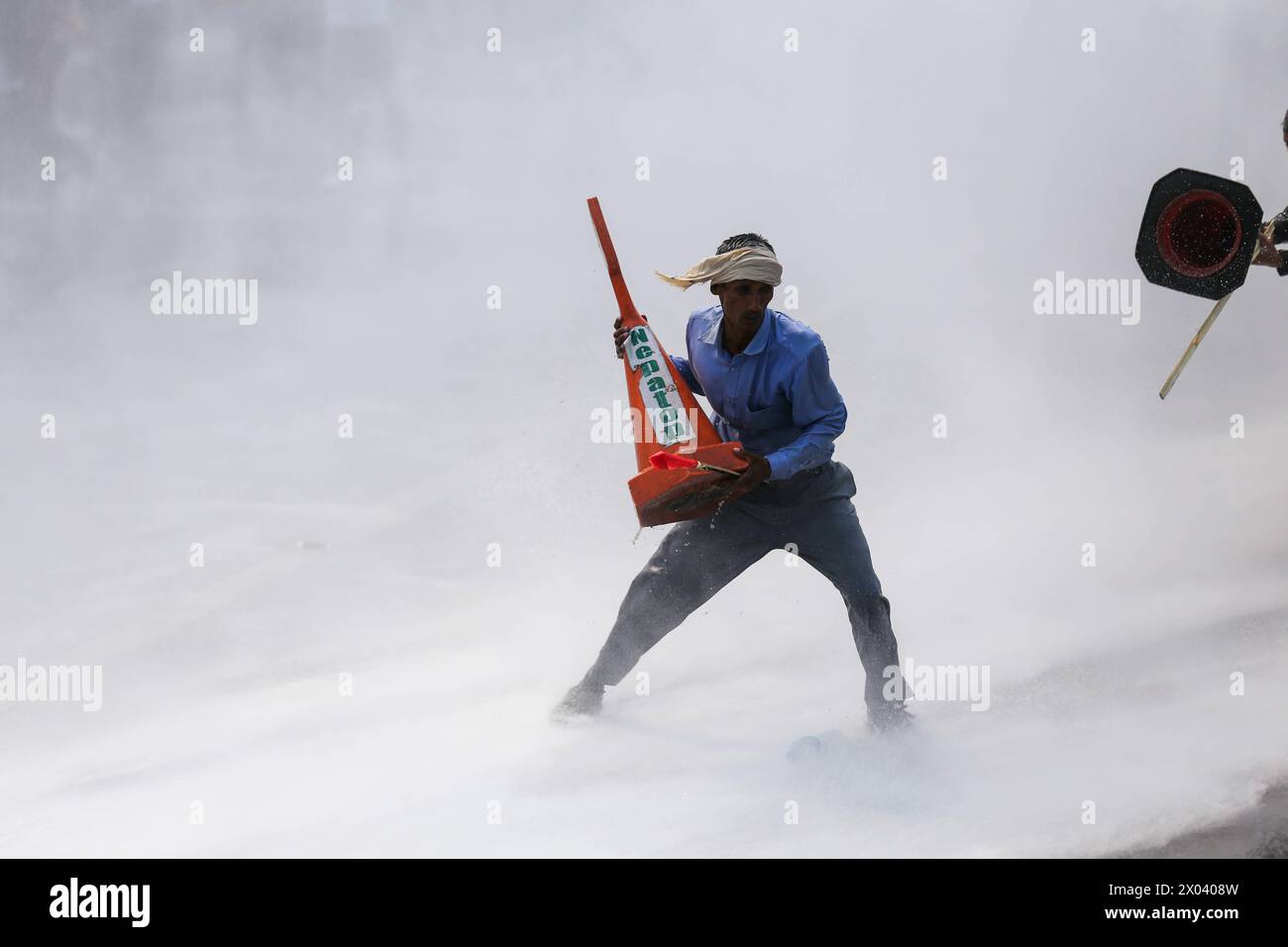 Monarchists clash with Police in Nepal A Nepali pro-monarchy protestor ...