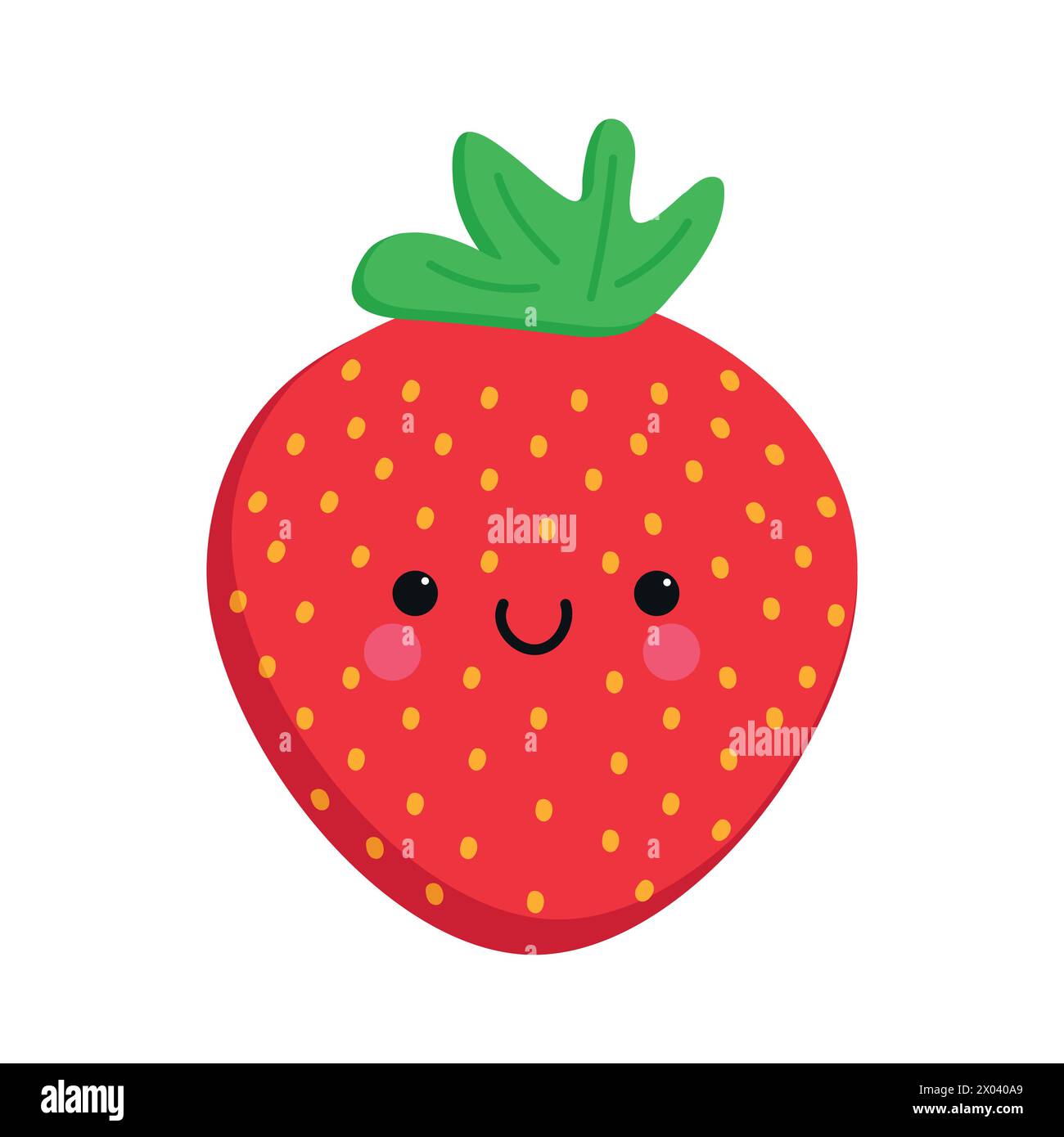 Cute strawberry Stock Vector Images - Alamy