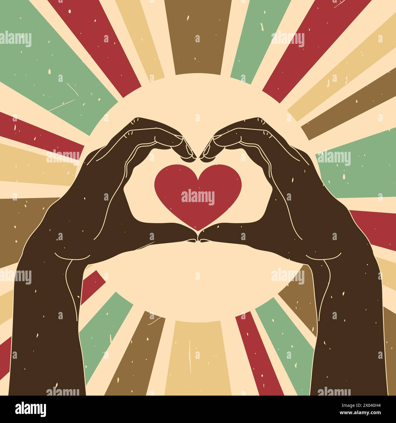 Hands making frame illustration Stock Vector Images - Alamy