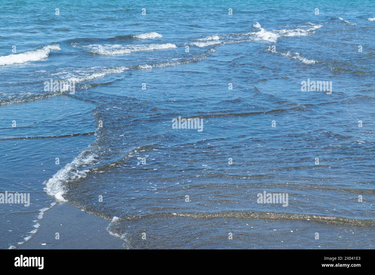 Square waves on the sea. Dangerous natural phenomenon. Marine ...