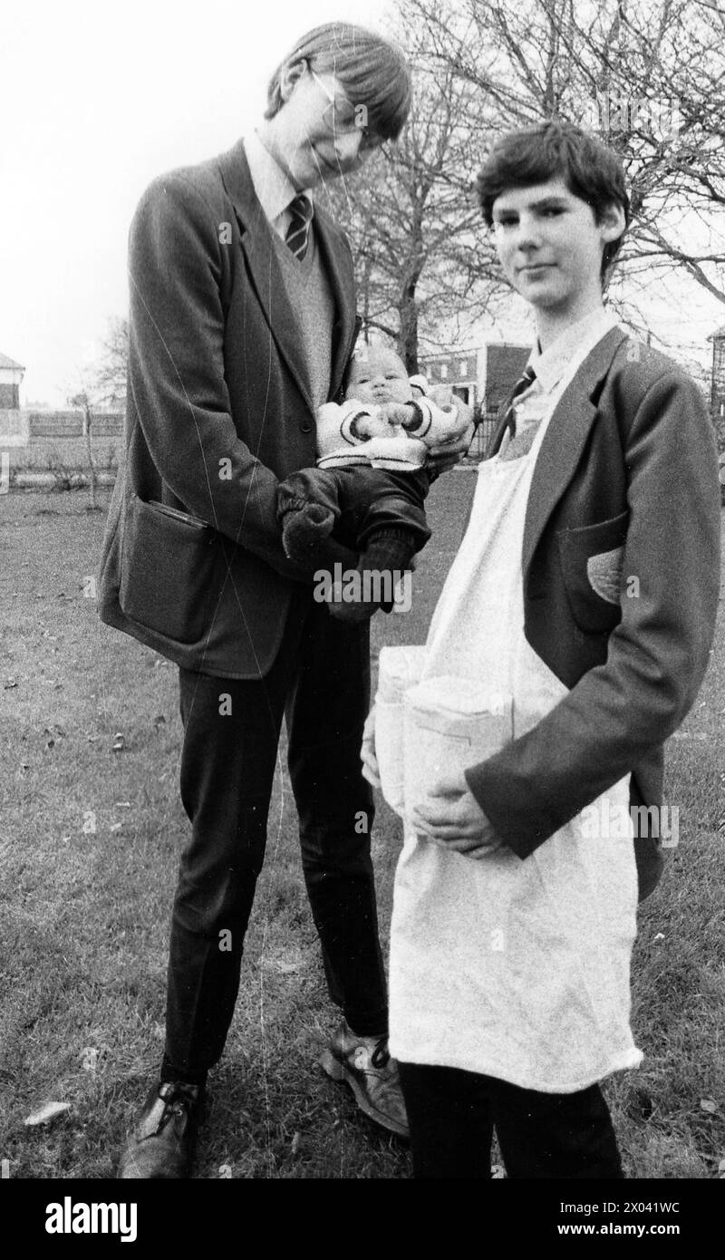 CHICHESTER HIGH SCHOOL PUPILS JONATHAN BUNKER,15, RIGHT, AND BERNARD ...