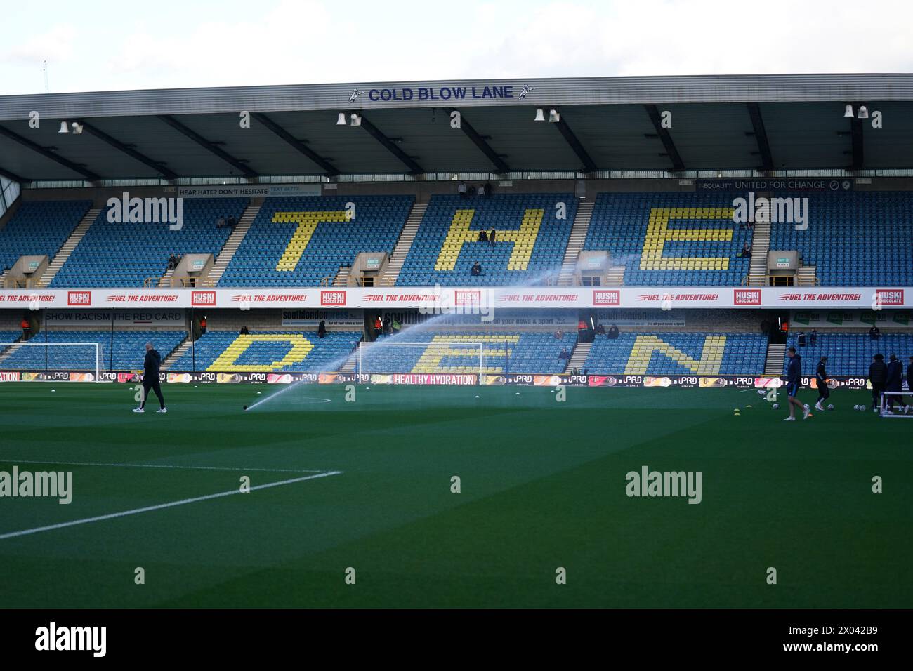 London, UK. 09th Apr, 2024. General view of The Den prior to the ...