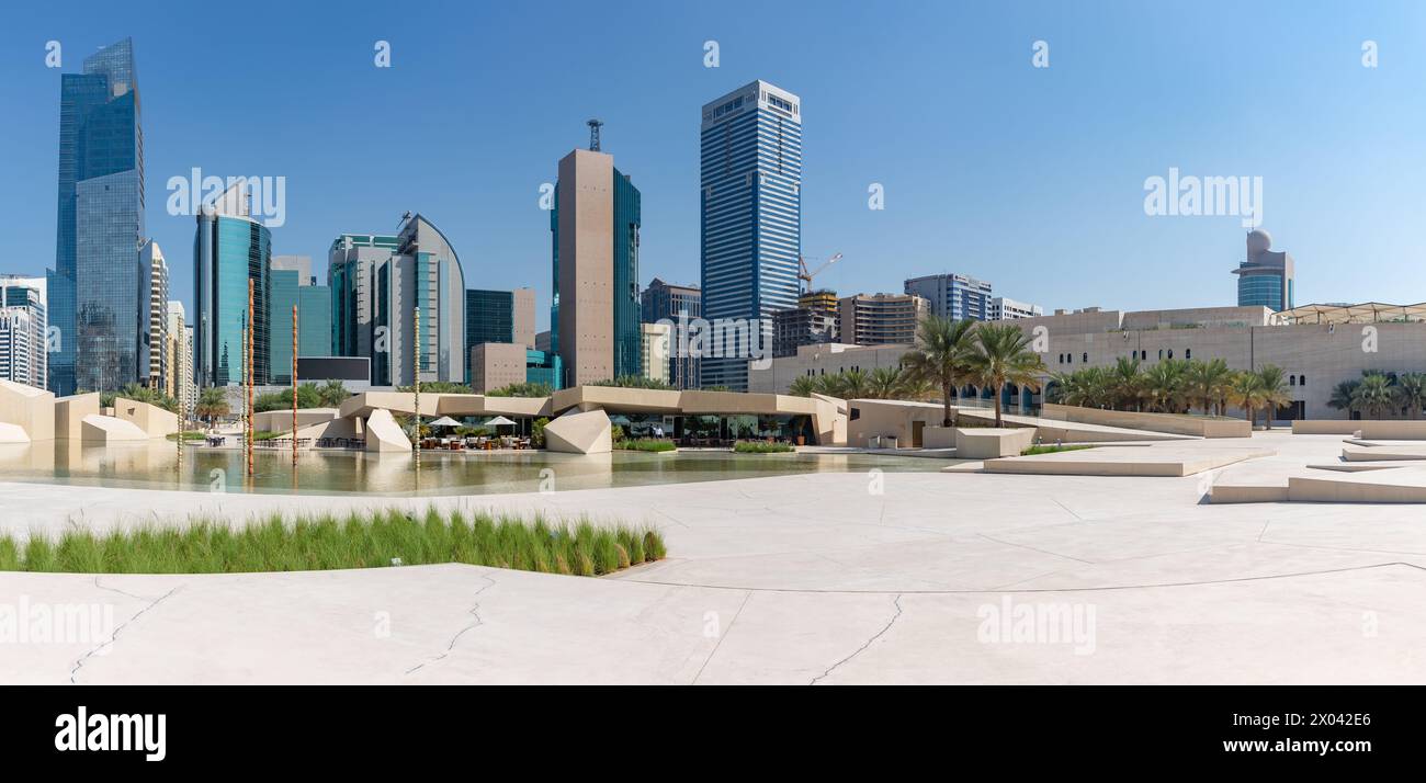 A picture of the Cultural Foundation Abu Dhabi and the buildings of the ...
