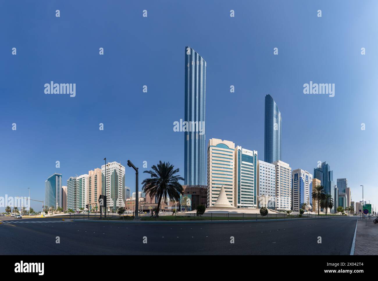 A picture of the buildings of the Al Danah district, including the ...