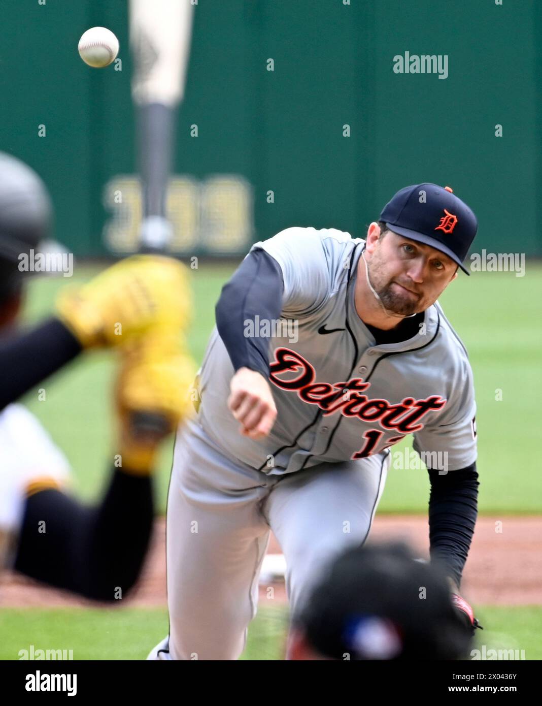 Pittsburgh, United States. 09th Apr, 2024. Detroit Tigers pitcher Casey ...
