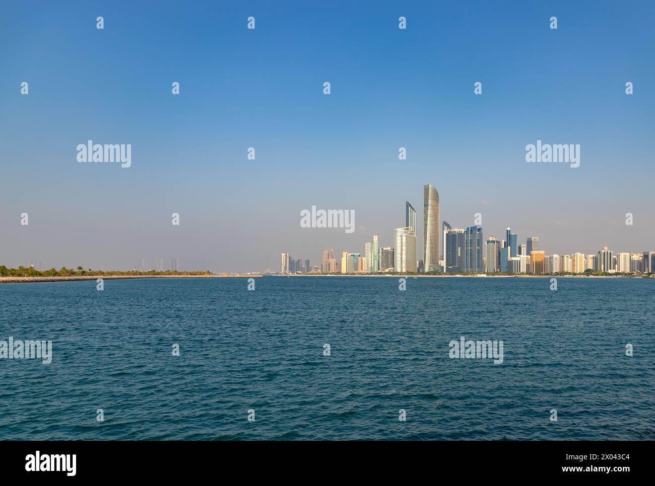 A picture of the Al Markaziyah West buildings, towered by the Landmark ...