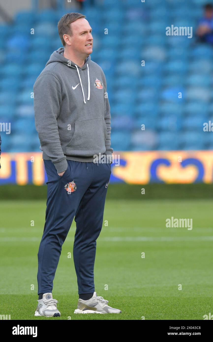 Sunderland's Manager Mike Dodds during the Sky Bet Championship match ...