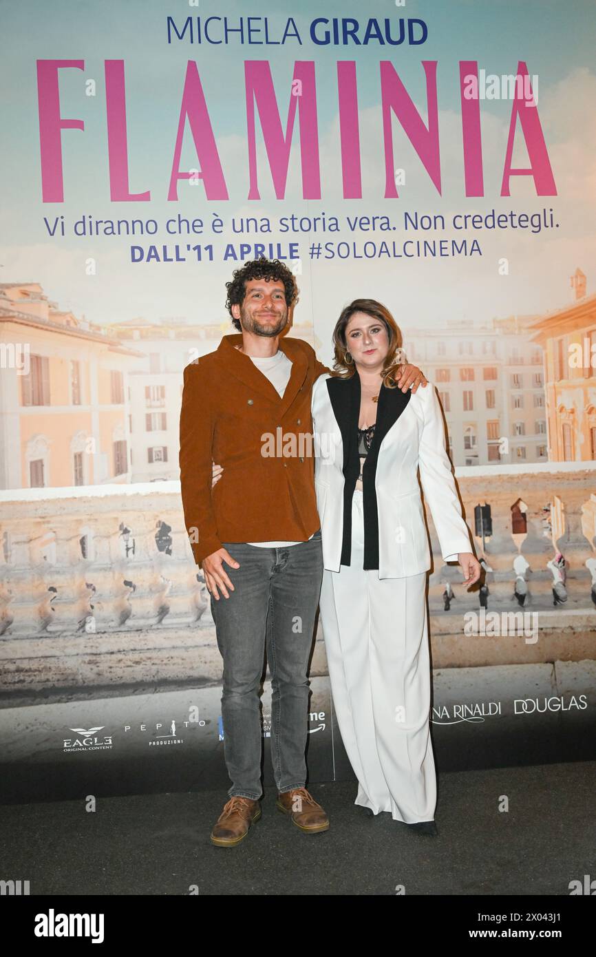 Milan, Italy. 09th Apr, 2024. Milan. Photocall of the film "Flaminia ...
