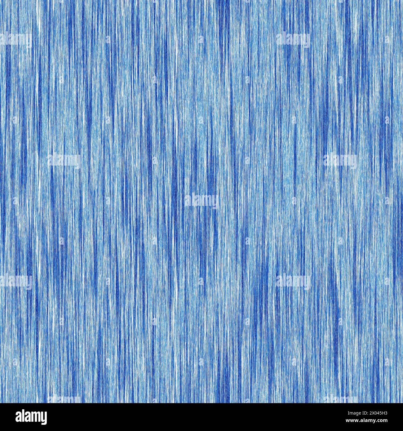 Indigo ikat dye stripe marled seamless pattern. Asian style wavy ...