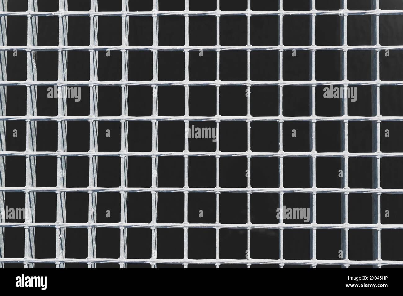 Square lattice. Backgrounds and textures. Metal construction. Details ...