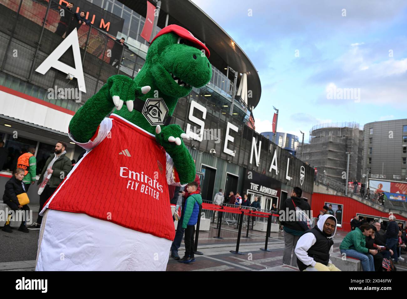 London, UK. 09th Apr, 2024. Soccer: Champions League, FC Arsenal ...