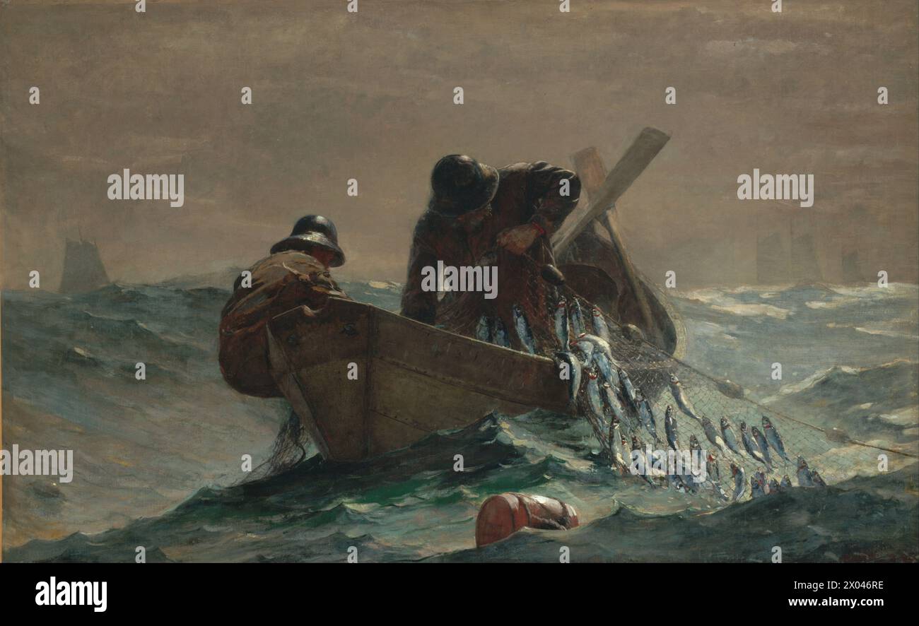 The Herring Net, 1885 Stock Photo - Alamy