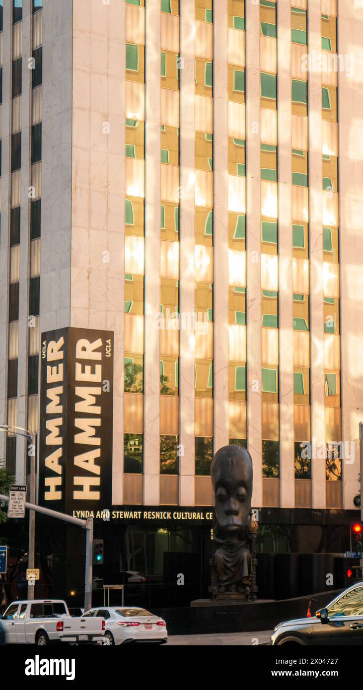 Exterior of the Hammer Museum in Westwood, Los Angeles, California ...