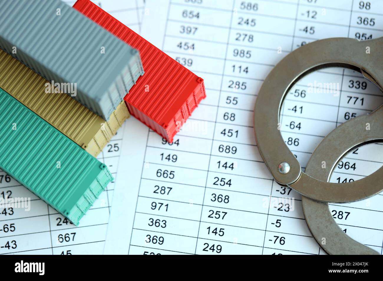 Global business container cargo ship in import export business logistic ...