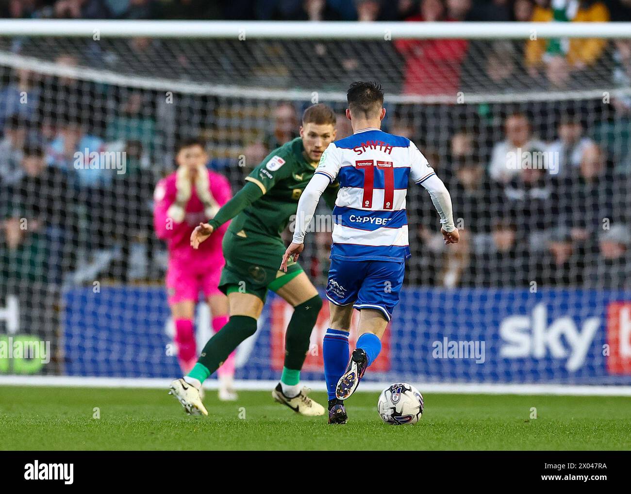 Paul Smyth of Queens Park Rangers attacking during the Sky Bet ...