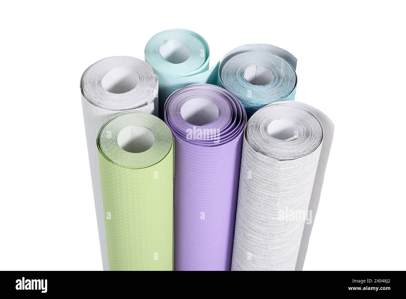 Wallpaper sample rolls hi-res stock photography and images - Alamy