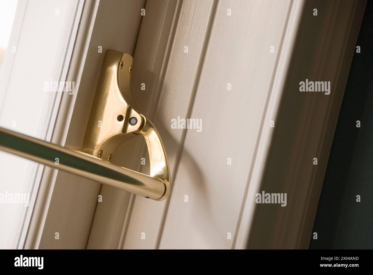 emergency exit door handle, Savannah, Georgia Stock Photo - Alamy
