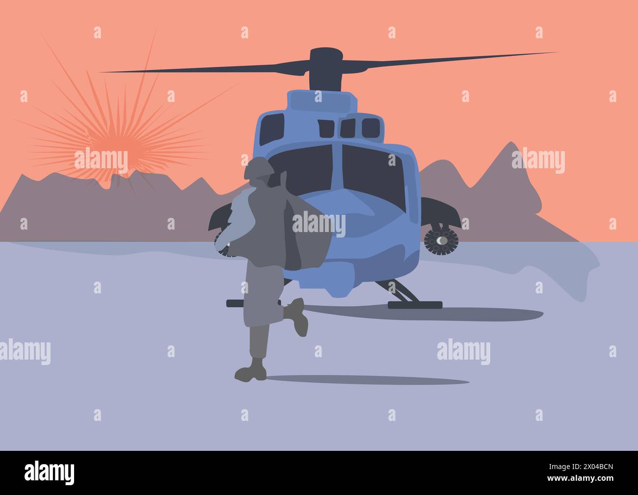 Flying soldier hi-res stock photography and images - Alamy