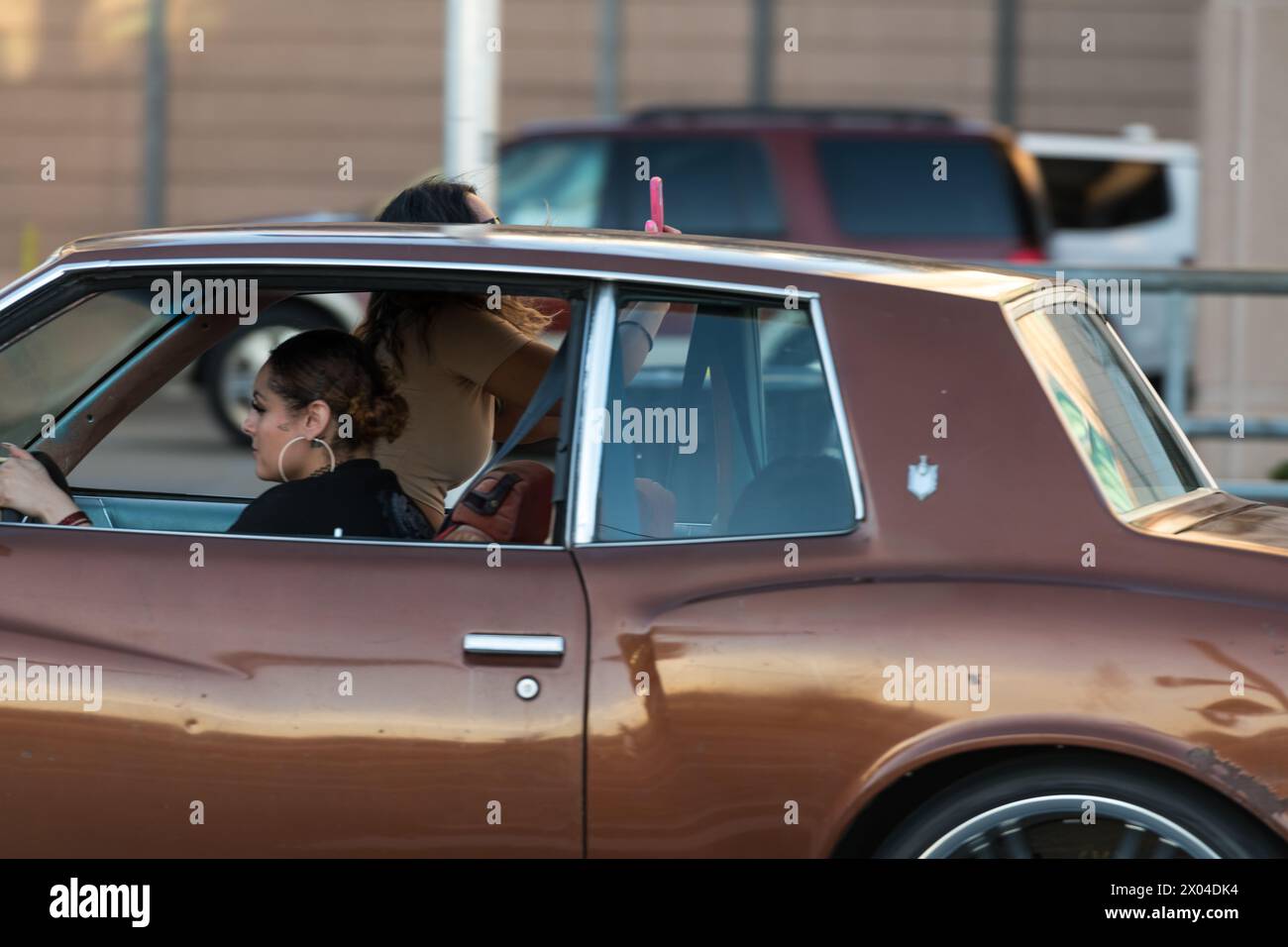 Seattle, USA. 16 Mar, 2024. Lowriders car group meet up on the ...