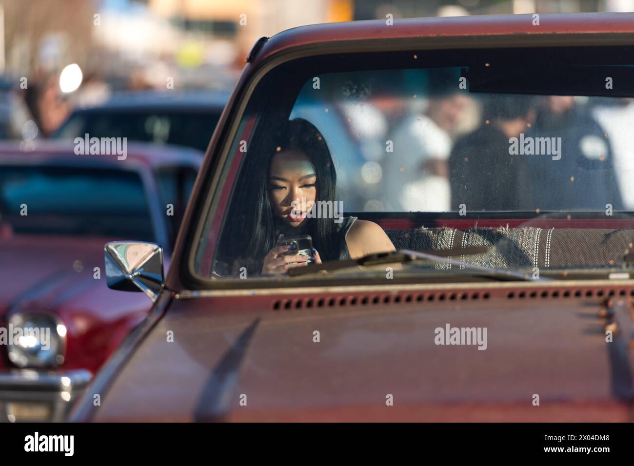 Seattle, USA. 16 Mar, 2024. Lowriders car group meet up on the ...