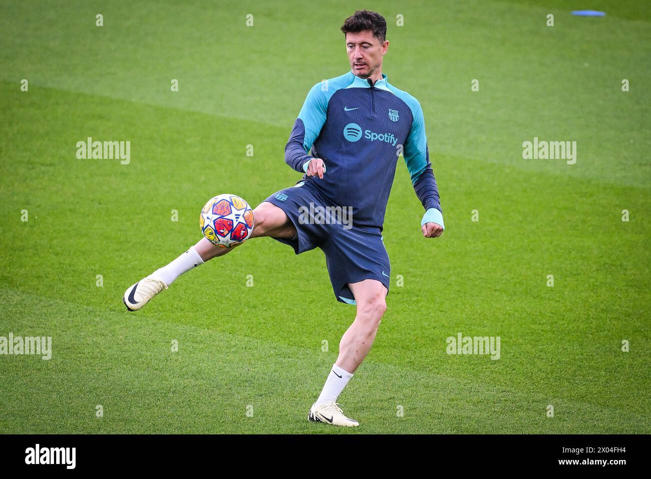 Robert LEWANDOWSKI of Barcelona during the FC Barcelona training ...