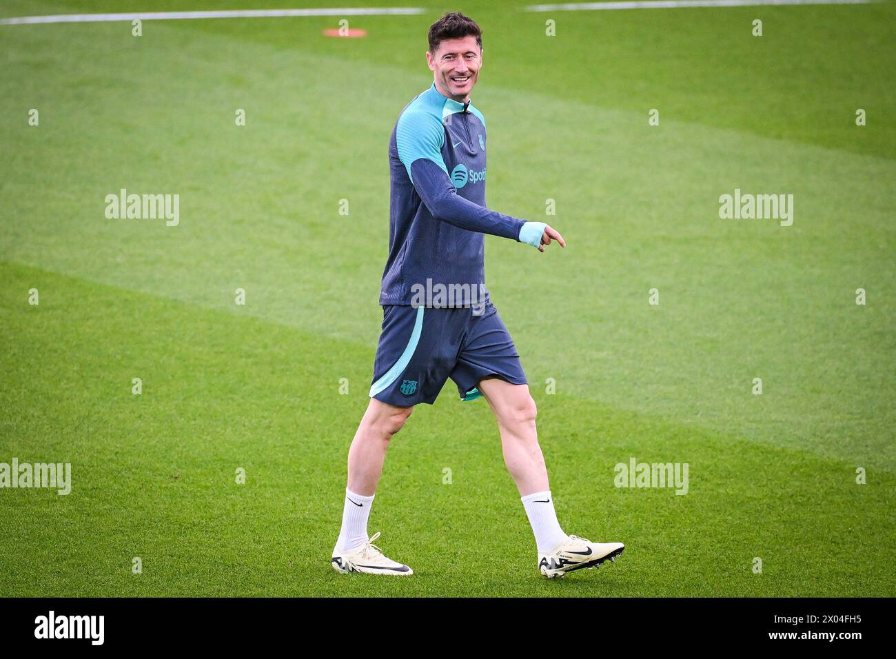Robert LEWANDOWSKI of Barcelona during the FC Barcelona training ...