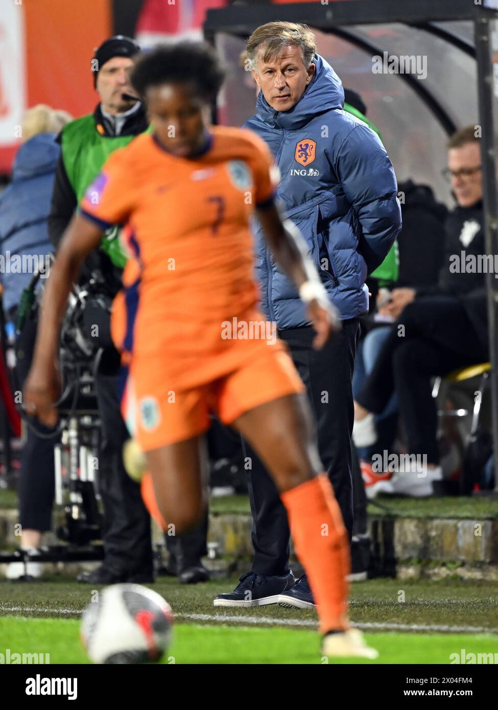 BREDA - Holland coach Andries Jonker during the European Championship ...