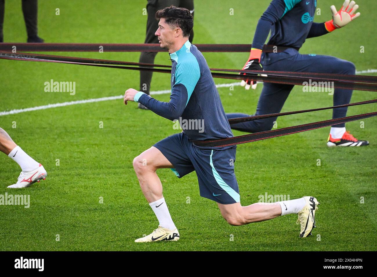 Robert LEWANDOWSKI of Barcelona during the FC Barcelona training ...